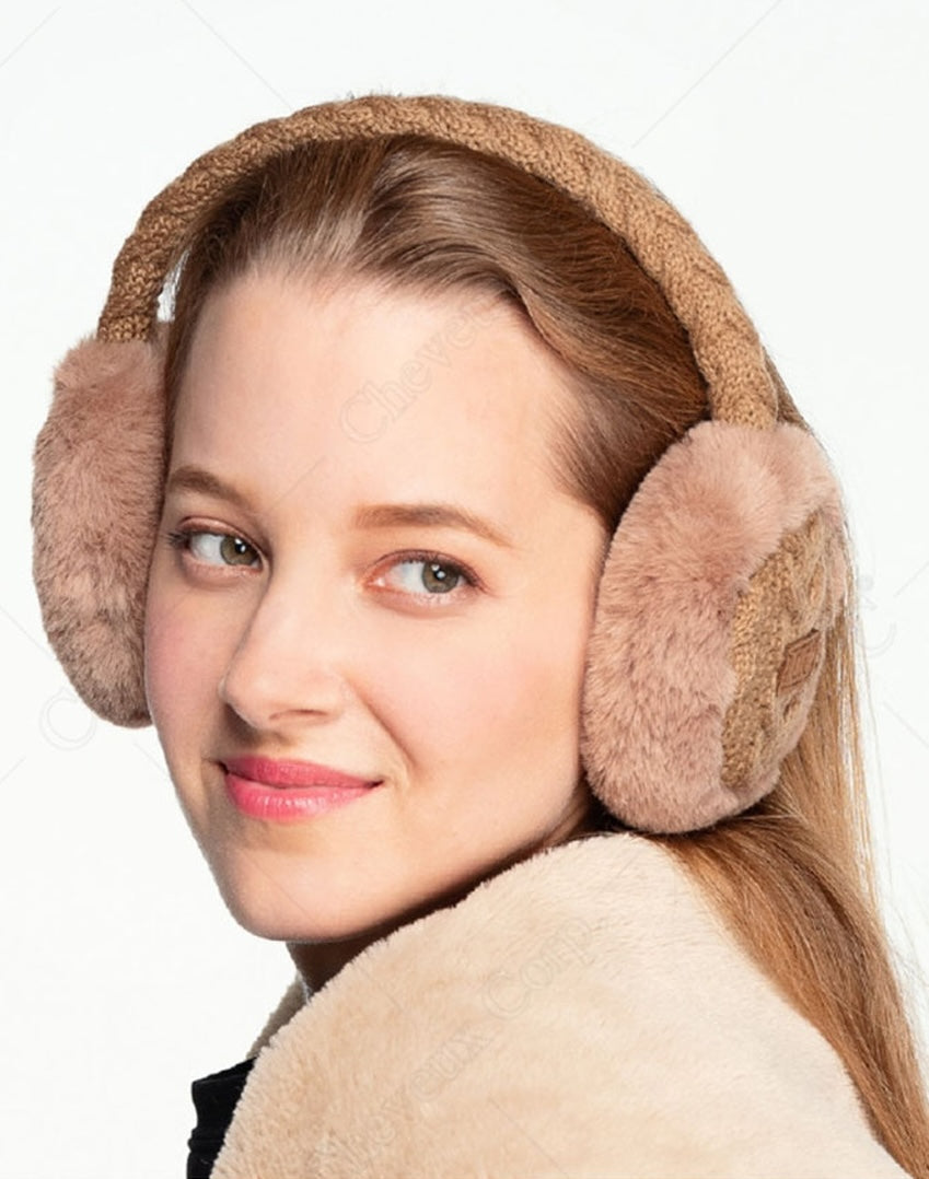 Braided Cable Knit Ear Muffs – Charmed Boutique