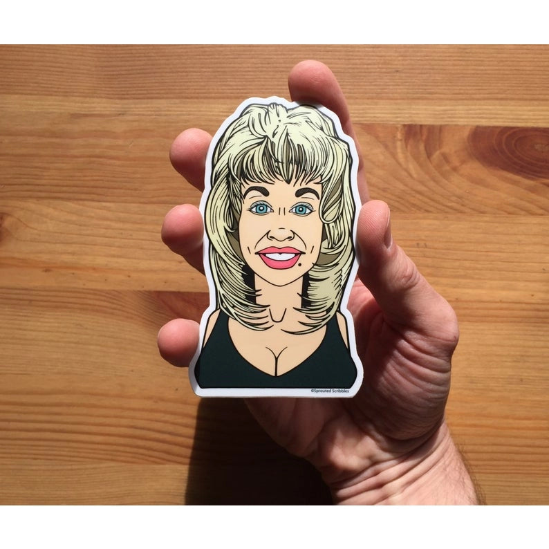 Dolly Parton Sticker – Charmed Boutique